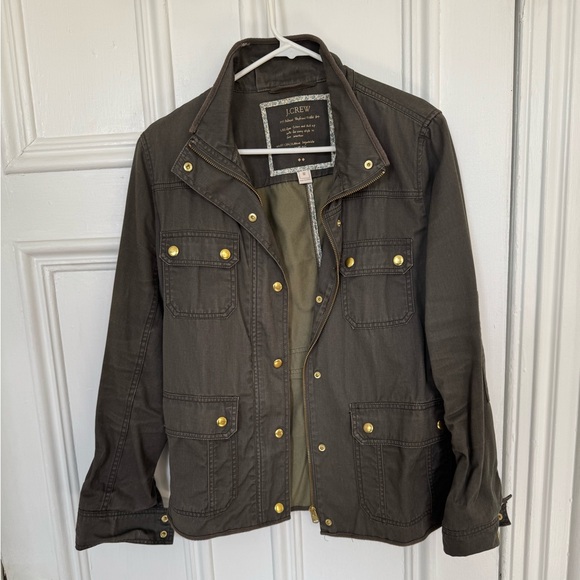 J. Crew | Jackets & Coats | J Crew Relaxed Boyfriend Field Jacket ...